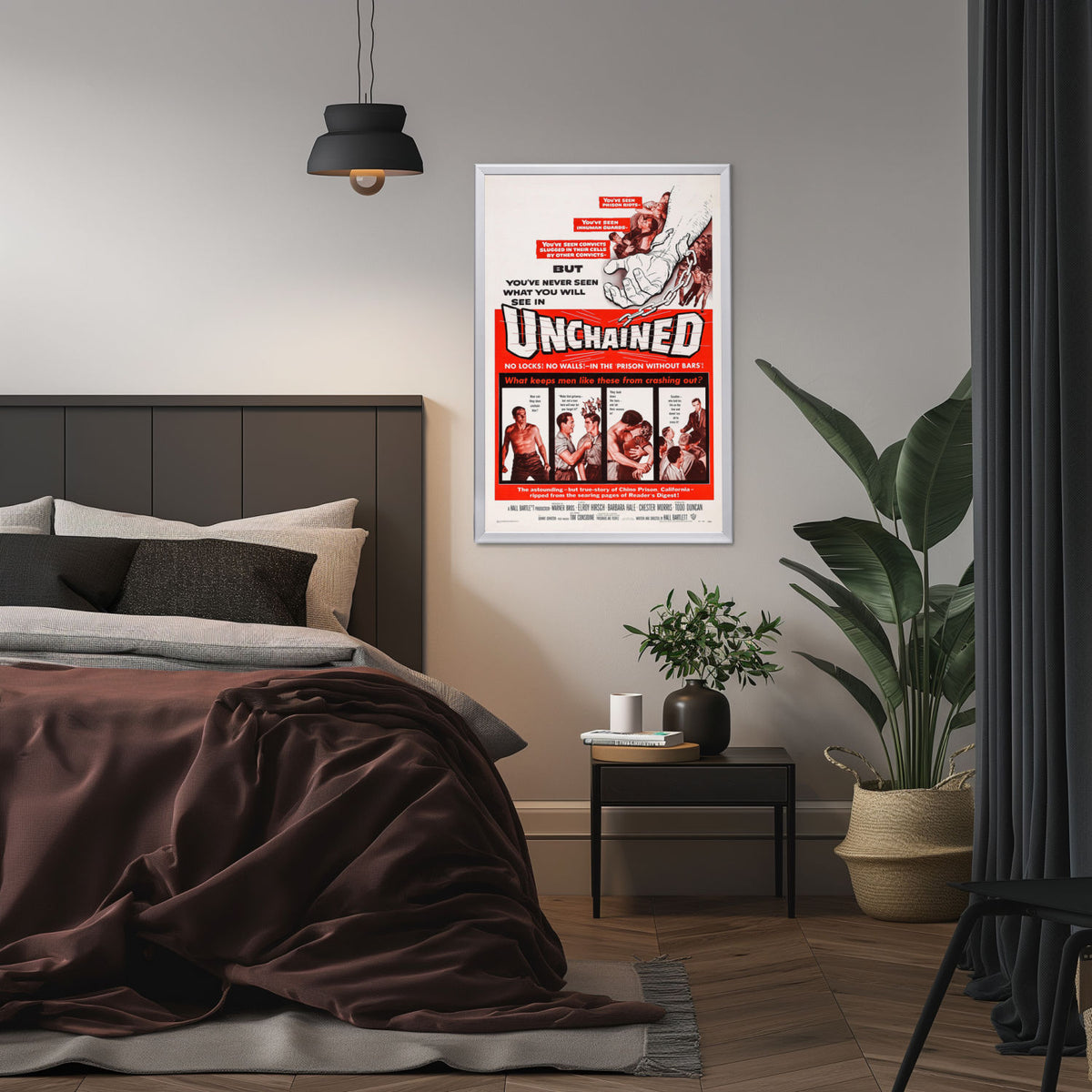 "Unchained" (1955) Framed Movie Poster – MoviePosterFrames.com