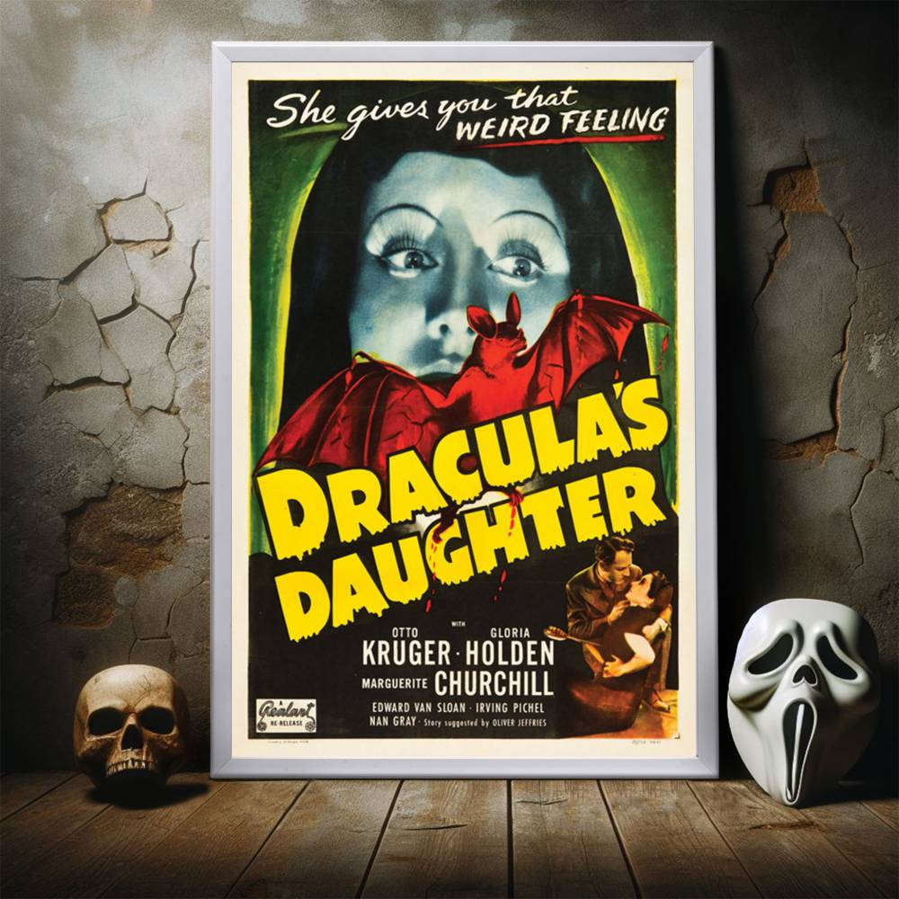 "Dracula's Daughter" (1936) Framed Movie Poster – MoviePosterFrames.com