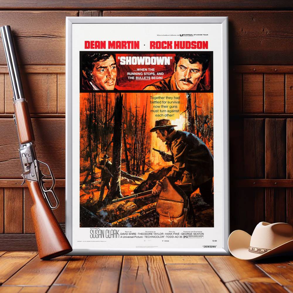 "Showdown" (1973) Framed Movie Poster – MoviePosterFrames.com