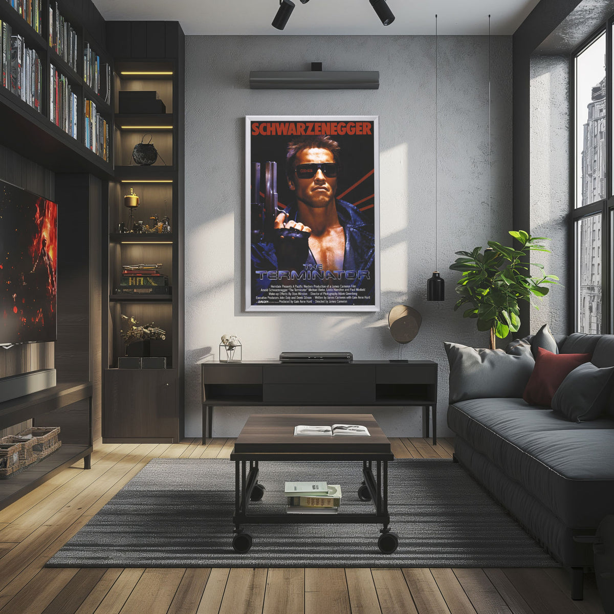 "Terminator" (1984) Framed Movie Poster – MoviePosterFrames.com