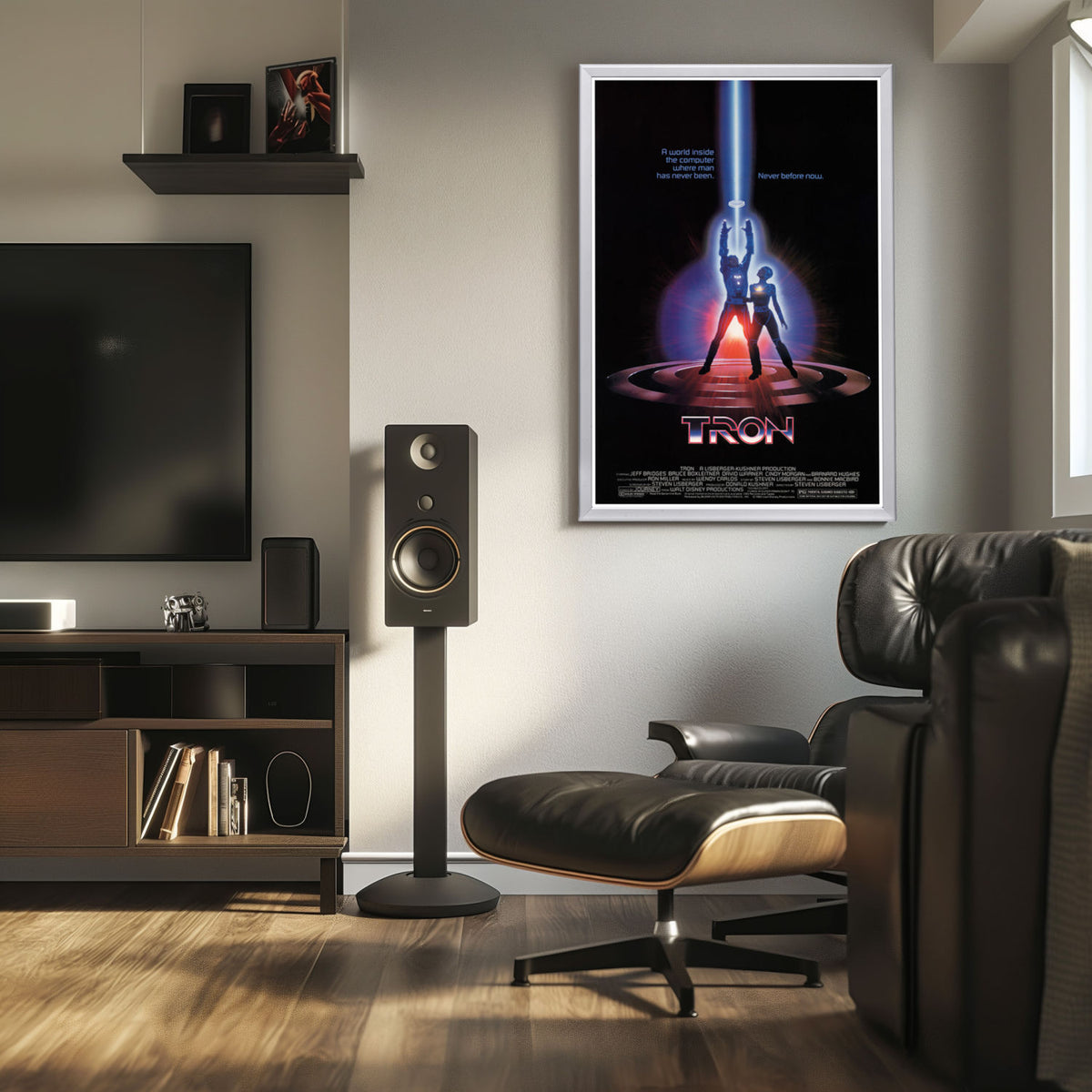 "Tron" (1982) Framed Movie Poster – MoviePosterFrames.com