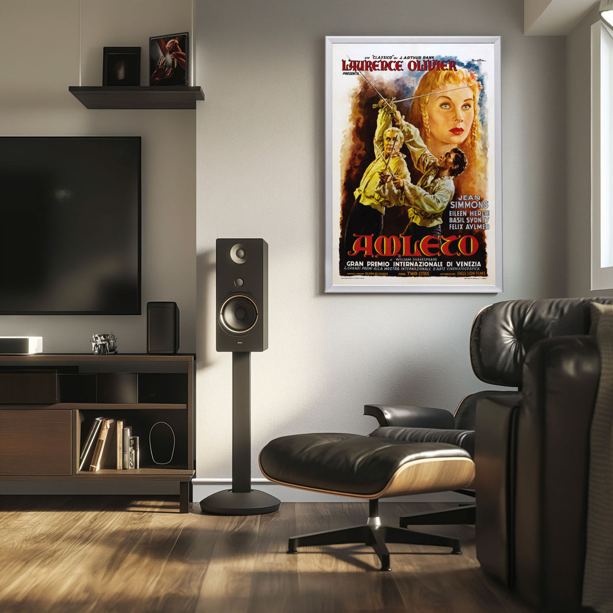 "Hamlet" (1948) Framed Movie Poster – MoviePosterFrames.com