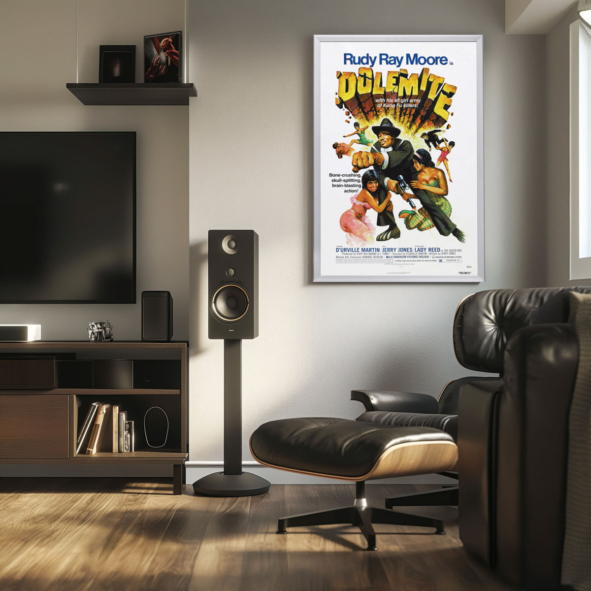 "Dolemite" (1975) Framed Movie Poster – MoviePosterFrames.com