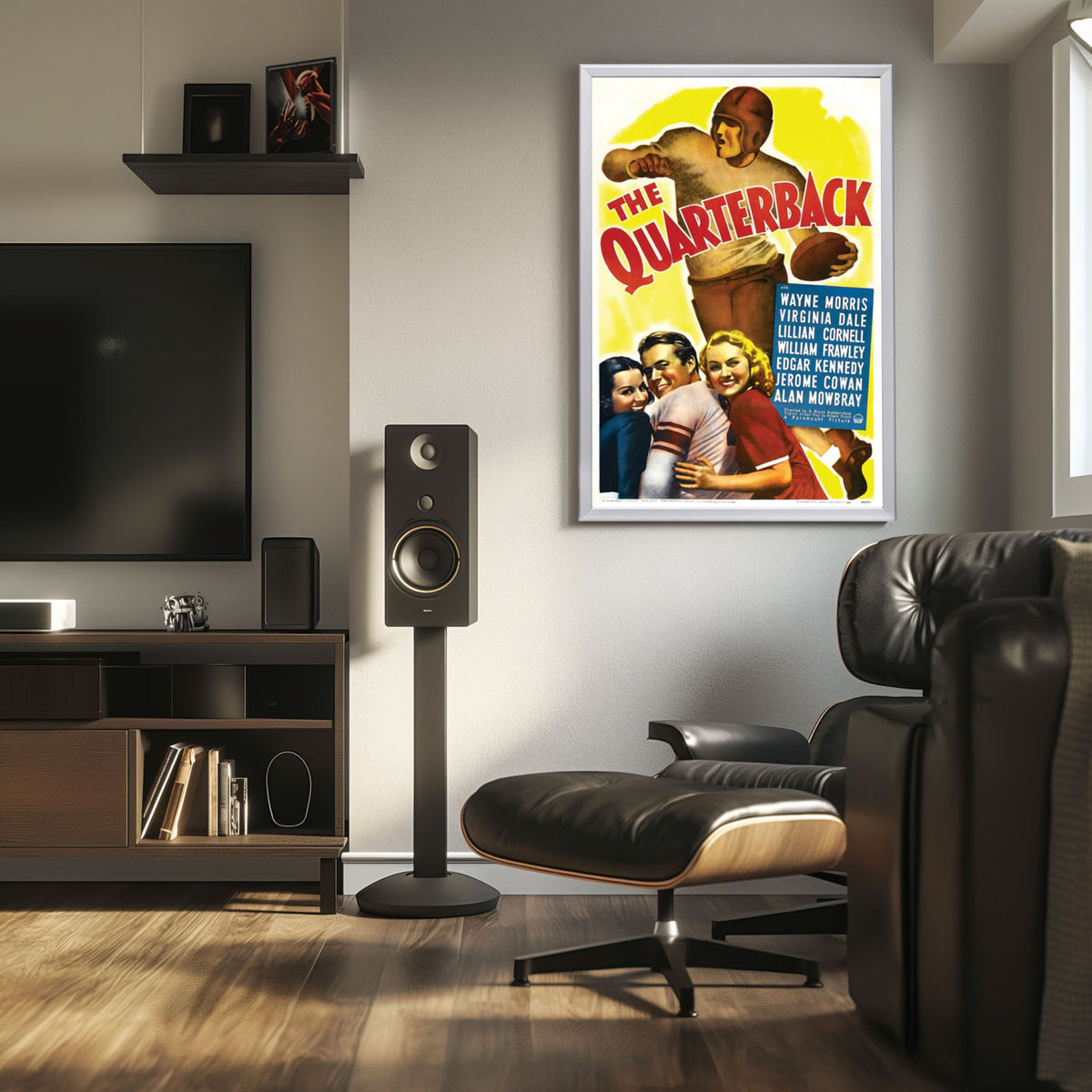 "Quarterback" (1940) Framed Movie Poster – MoviePosterFrames.com