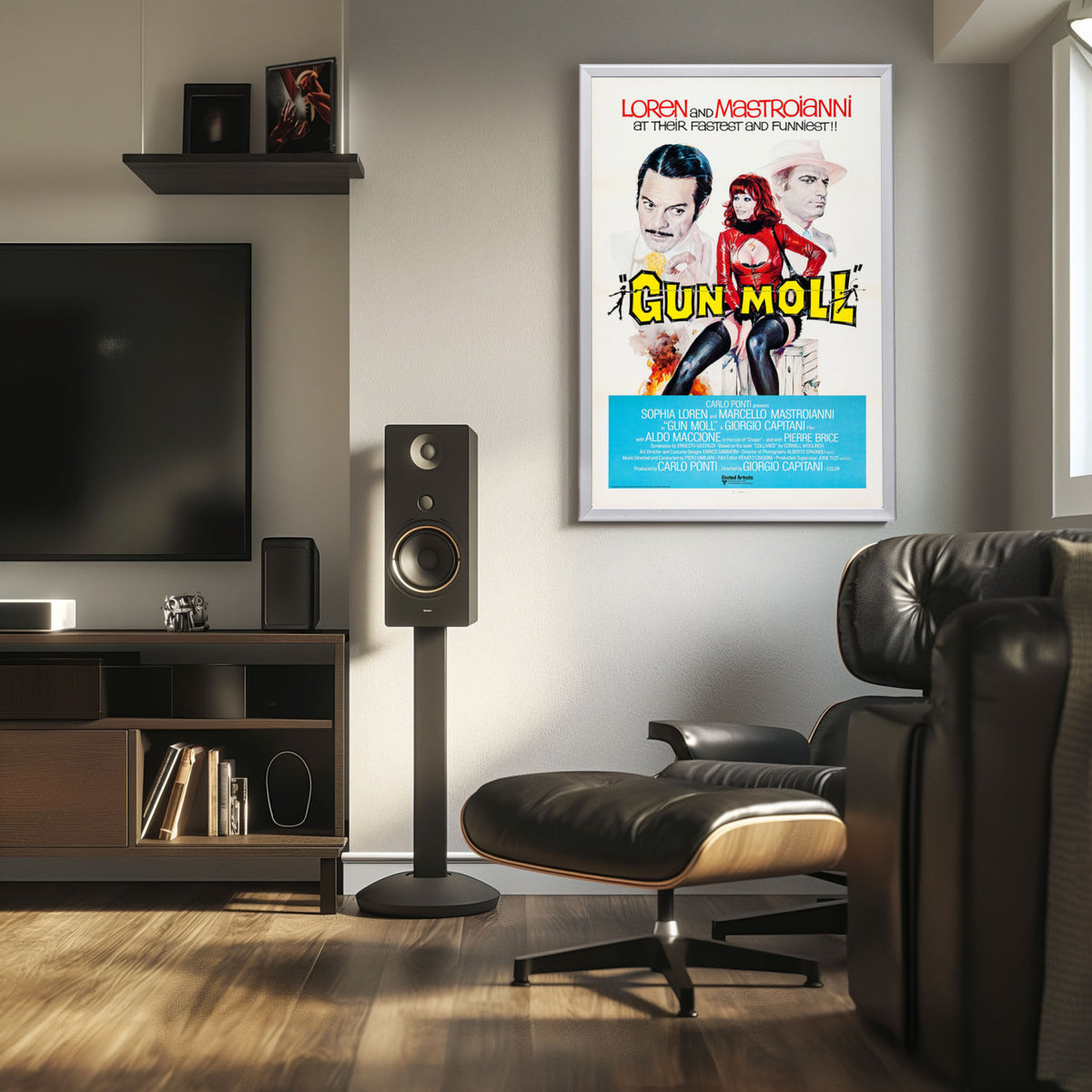 "Gun Moll" (1975) Framed Movie Poster – MoviePosterFrames.com