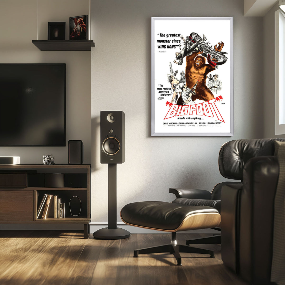 "Bigfoot" (1970) Framed Movie Poster – MoviePosterFrames.com