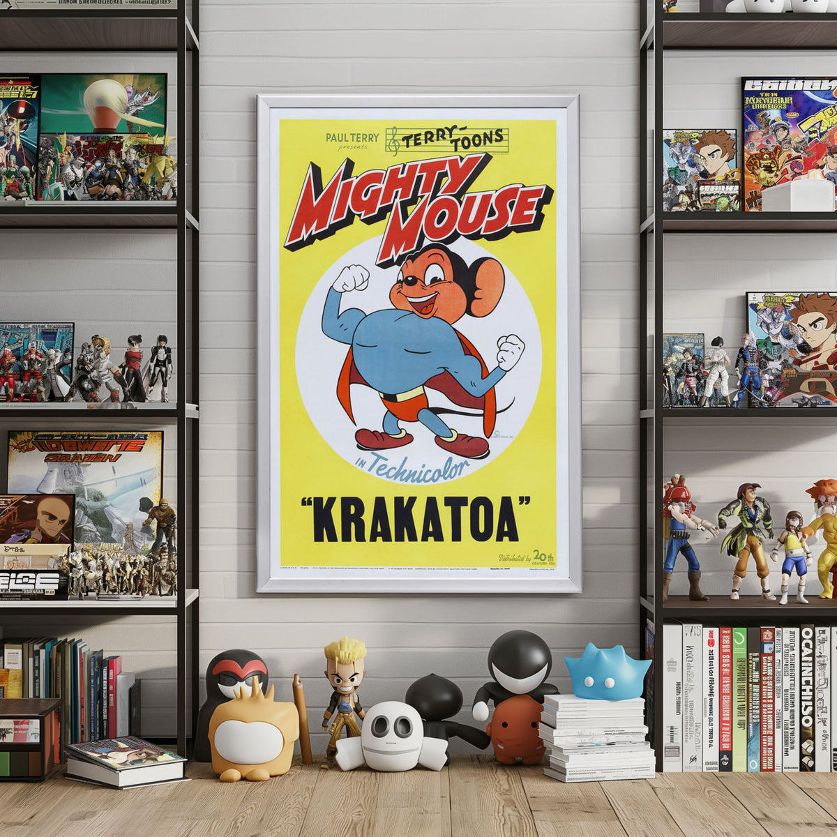 "Mighty Mouse In Krakatoa" (1945) Framed Movie Poster ...