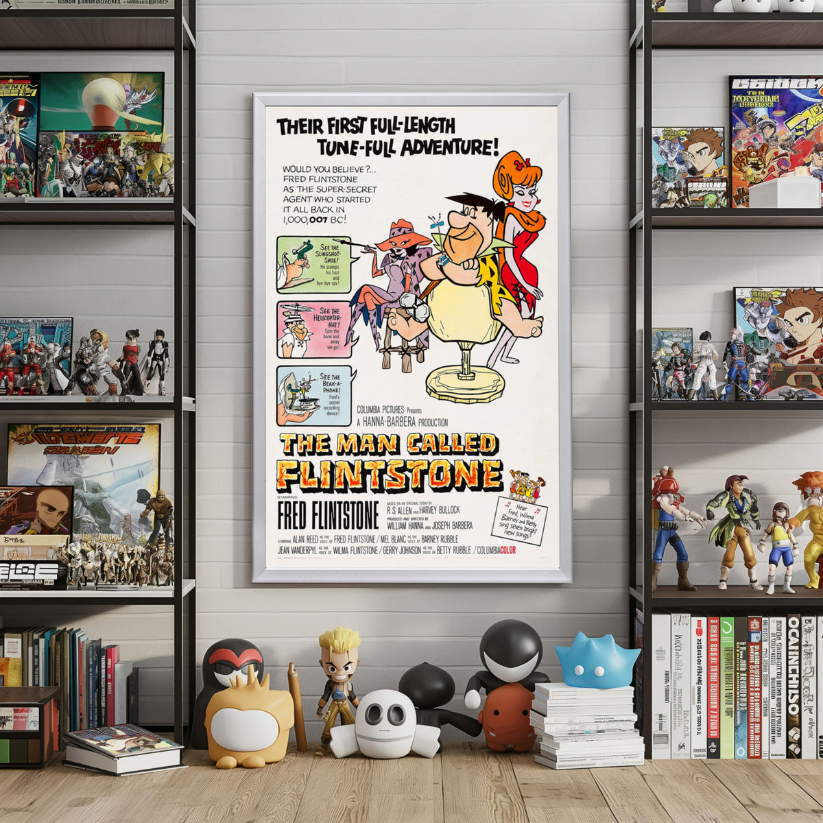 "Man Called Flintstone" (1966) Framed Movie Poster – MoviePosterFrames.com