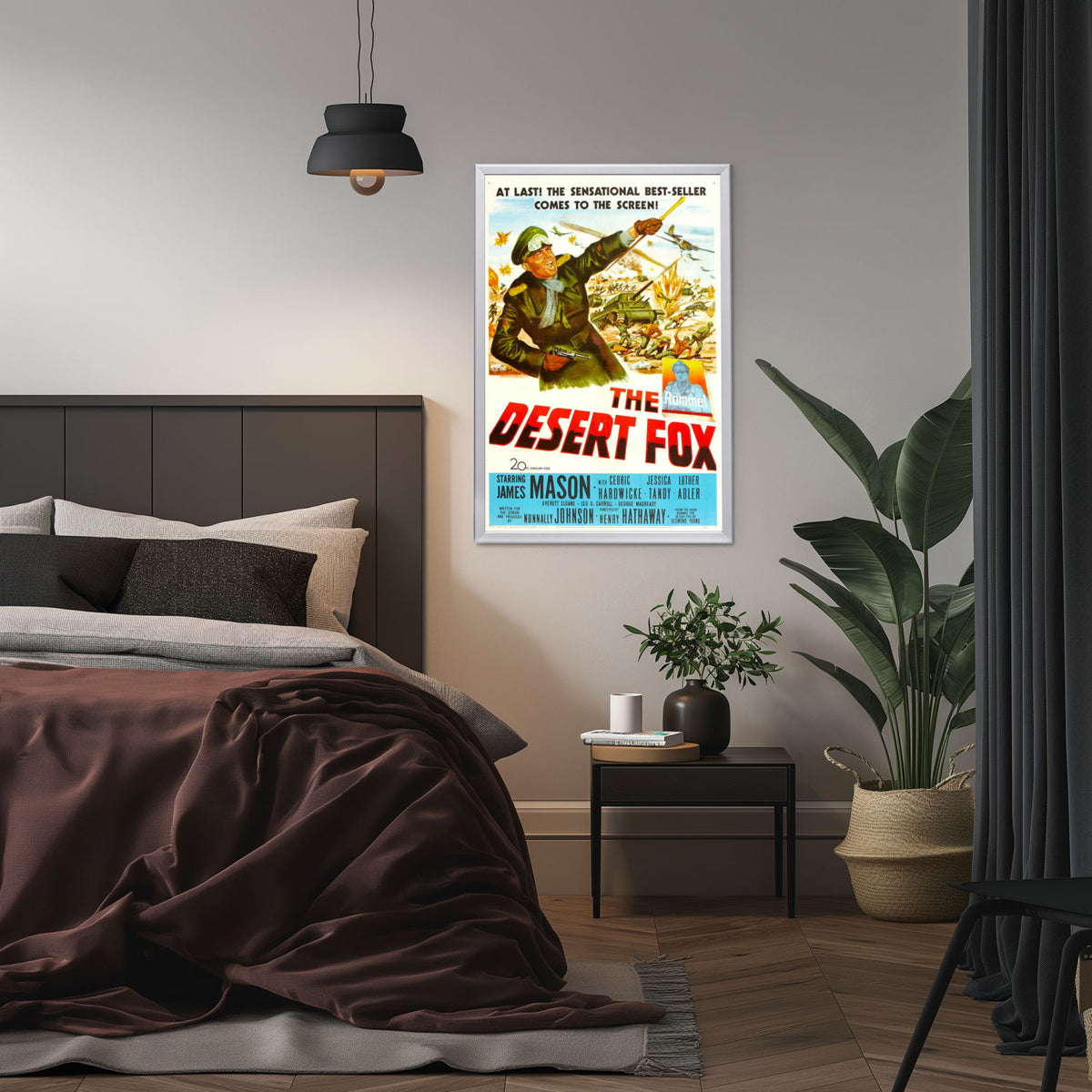 "Desert Fox" (1951) Framed Movie Poster – MoviePosterFrames.com