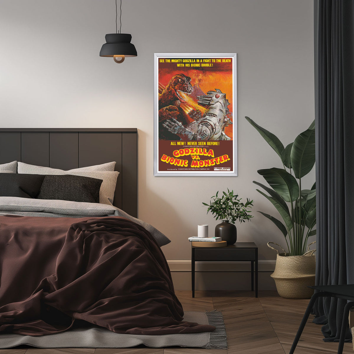 "Godzilla vs. the Bionic Monster" (1974) Framed Movie Poster ...