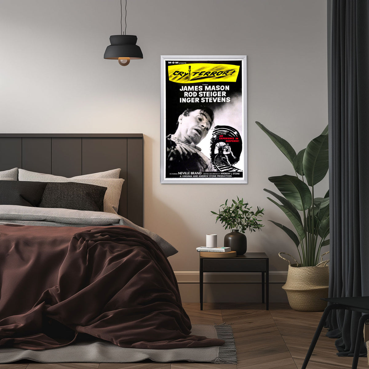"Cry Terror" (1958) Framed Movie Poster – MoviePosterFrames.com