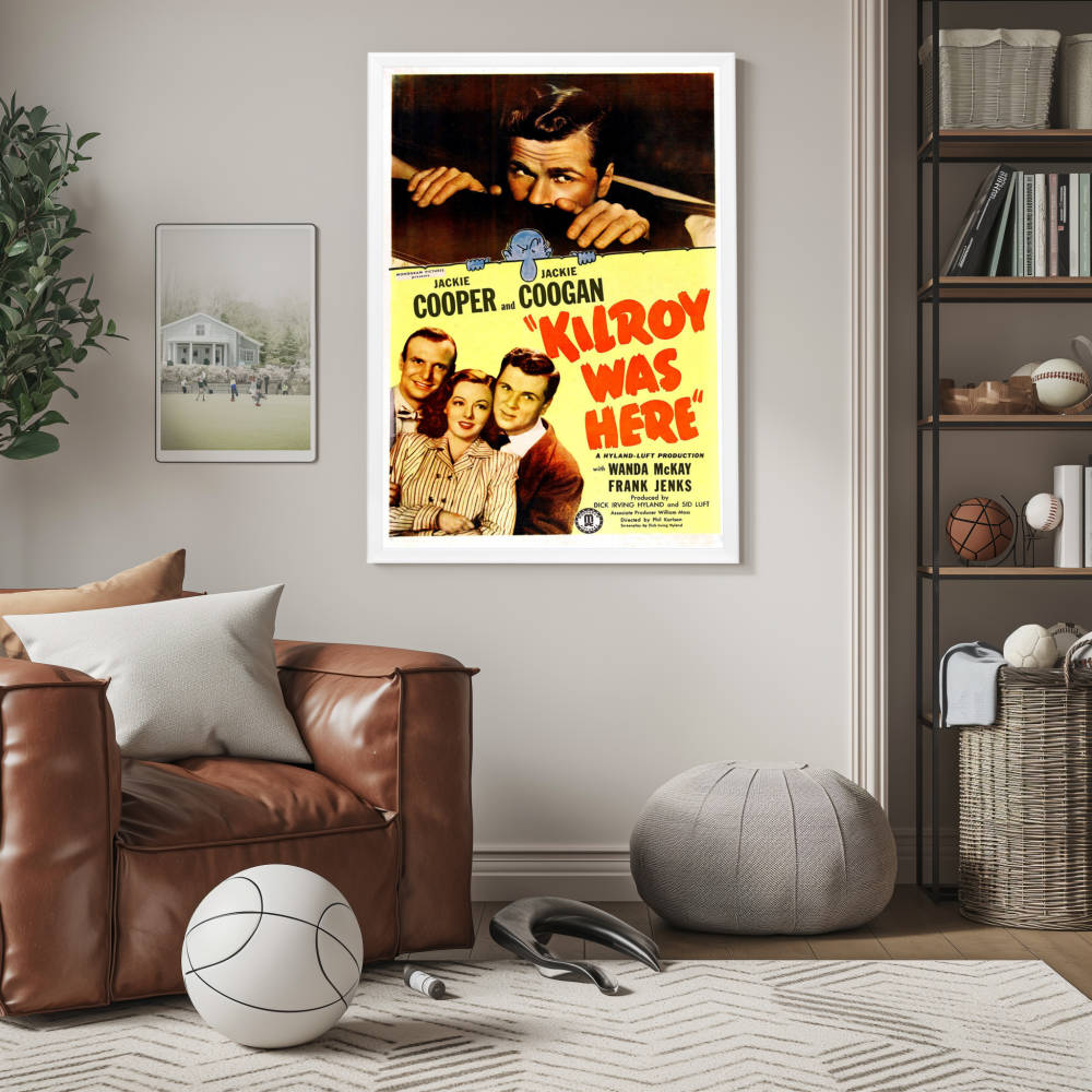 "Kilroy Was Here" (1947) Framed Movie Poster – MoviePosterFrames.com