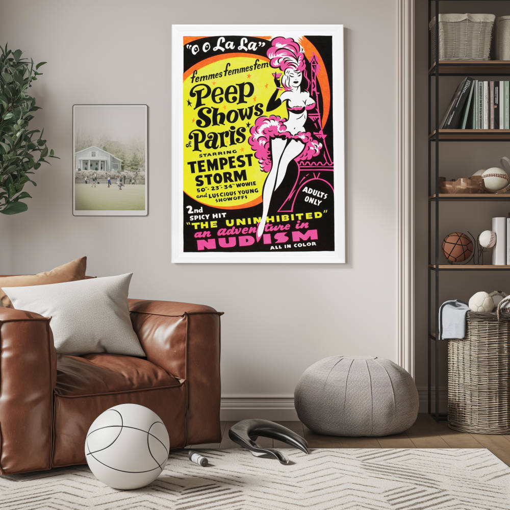 "French Peep Show" (1950) Framed Movie Poster – MoviePosterFrames.com