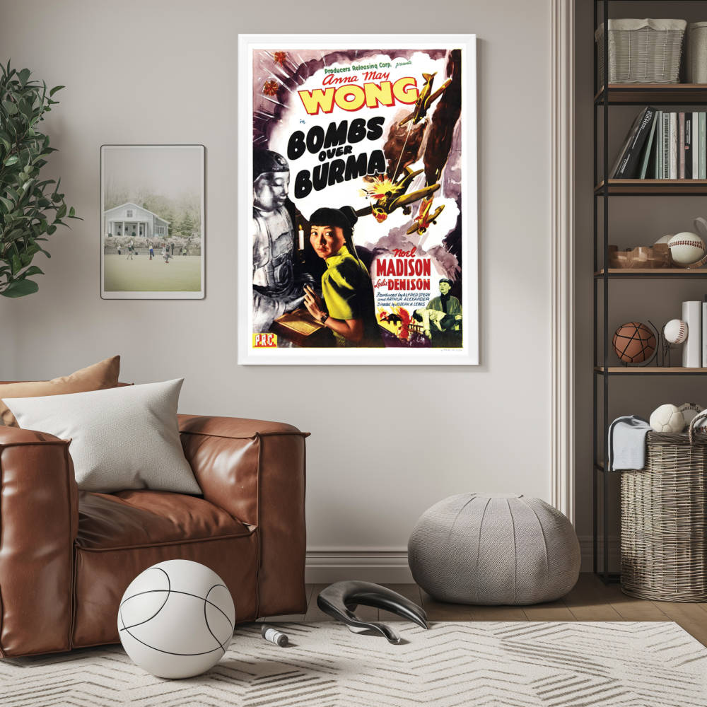 "Bombs Over Burma" (1943) Framed Movie Poster – MoviePosterFrames.com