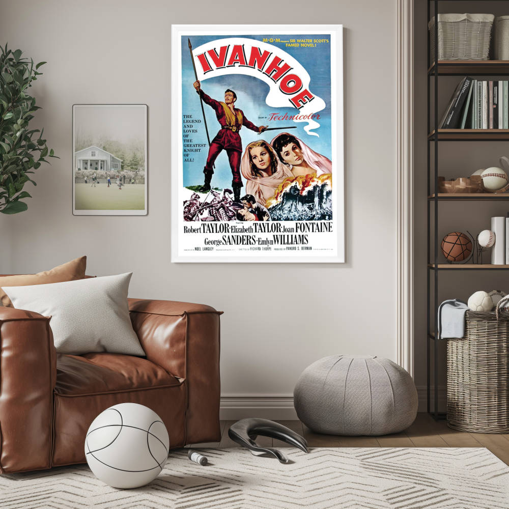 "Ivanhoe" (1952) Framed Movie Poster – MoviePosterFrames.com