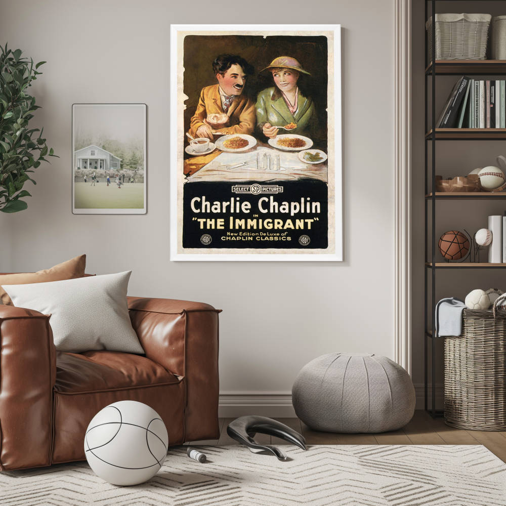 "Immigrant" (1917) Framed Movie Poster – MoviePosterFrames.com