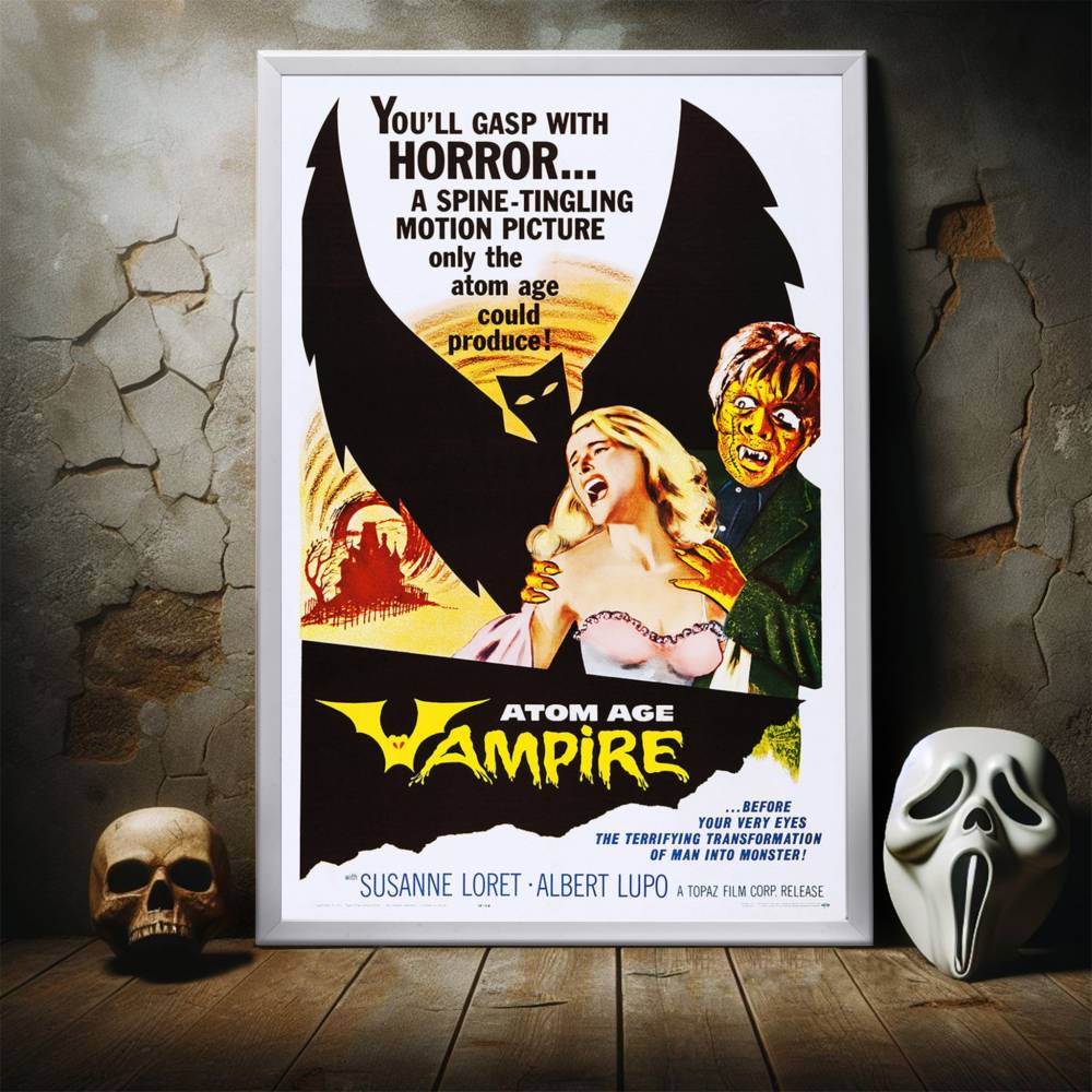 "Atom Age Vampire" (1960) Framed Movie Poster – MoviePosterFrames.com