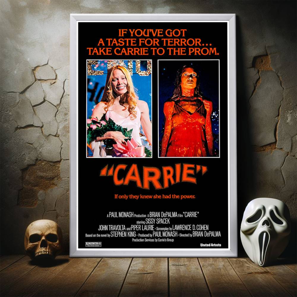 "Carrie" (1976) Framed Movie Poster – MoviePosterFrames.com