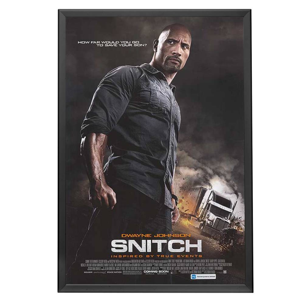 "Snitch" (2013) Framed Movie Poster – MoviePosterFrames.com