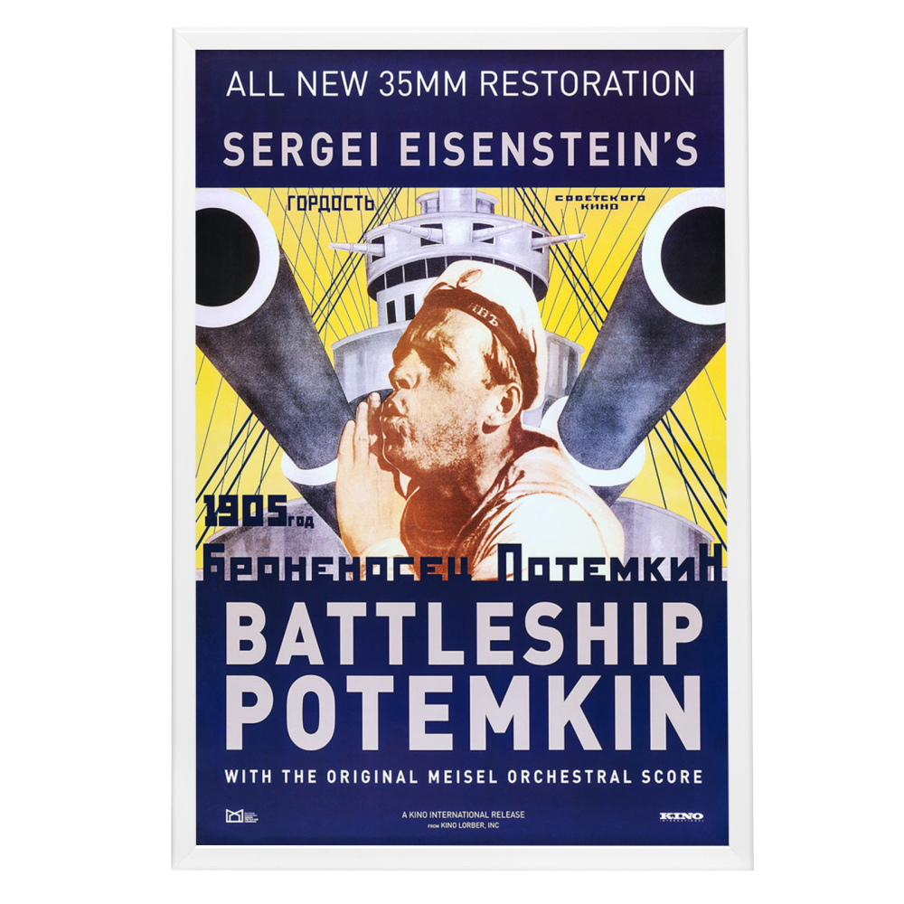 "Battleship Potemkin" (1925) Framed Movie Poster – MoviePosterFrames.com