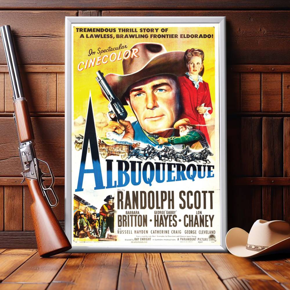 "Albuquerque" (1948) Framed Movie Poster – MoviePosterFrames.com