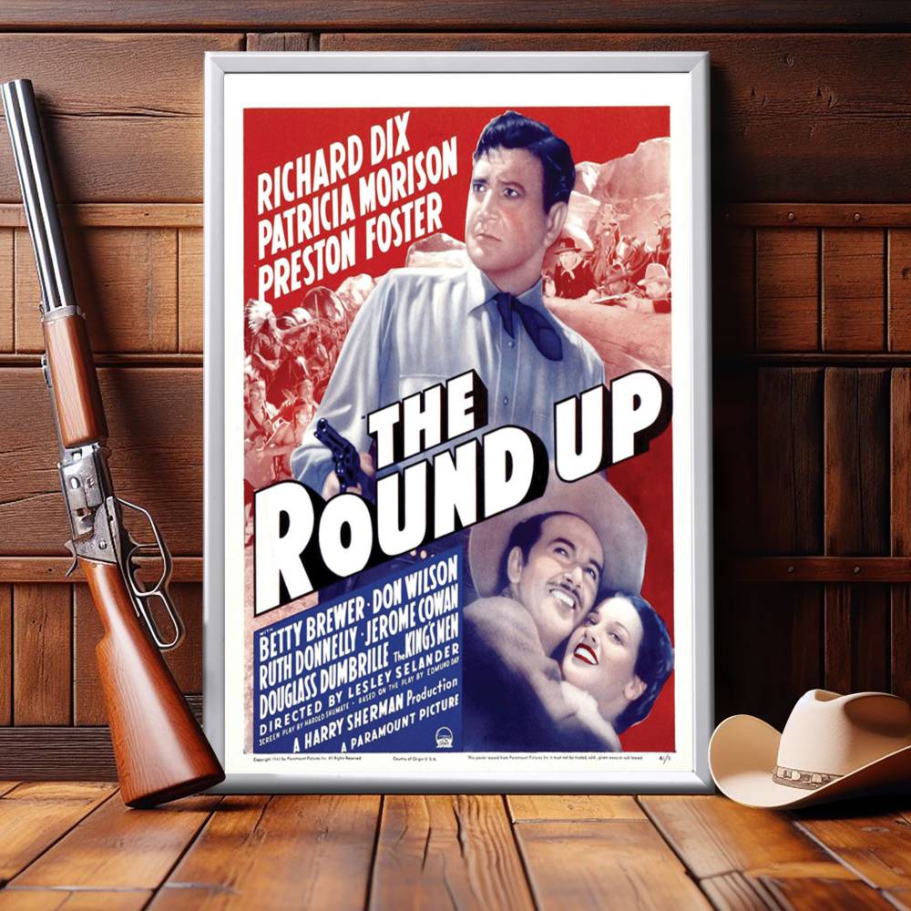 "Roundup" (1941) Framed Movie Poster – MoviePosterFrames.com